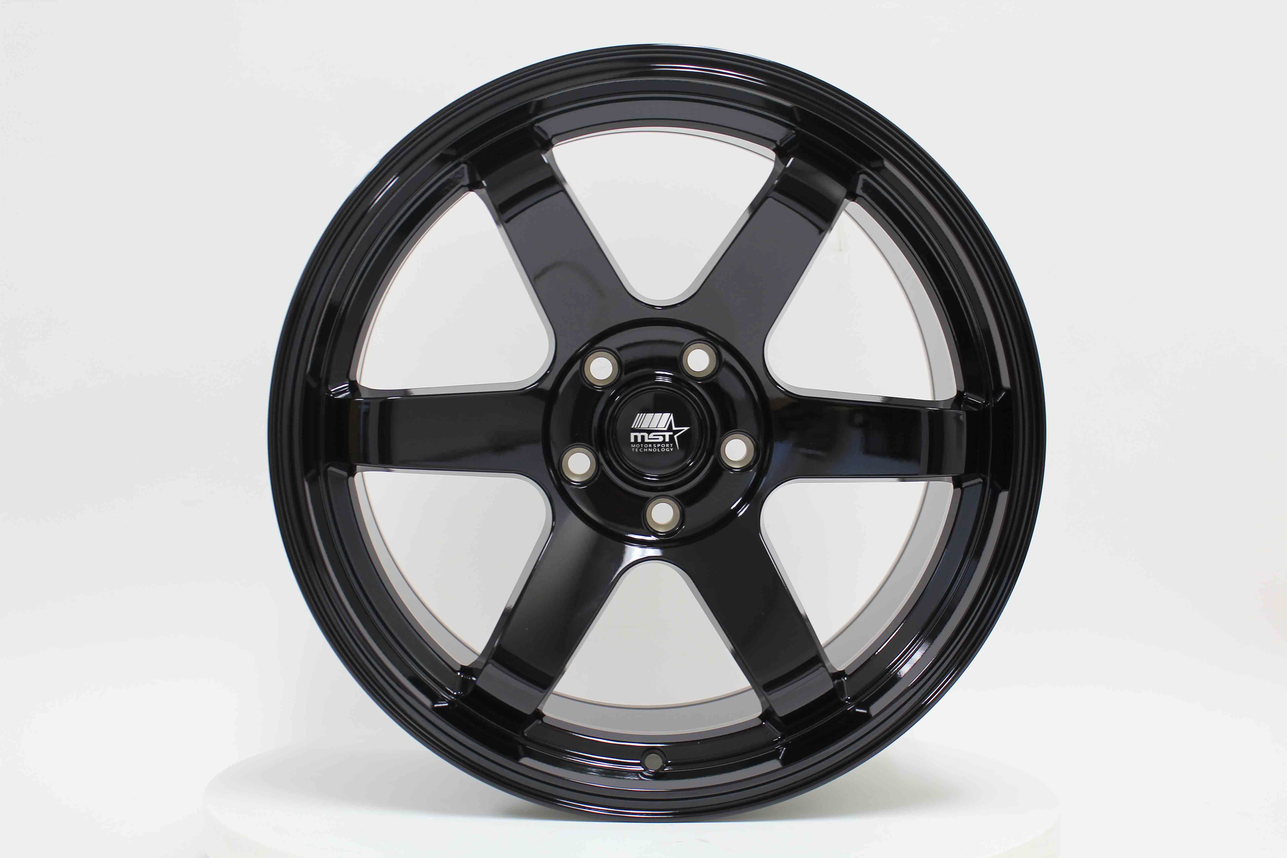 MT01 Glossy Black 18x9.5 5x114.3 Offset +35 | MST Wheels – MSTWheels