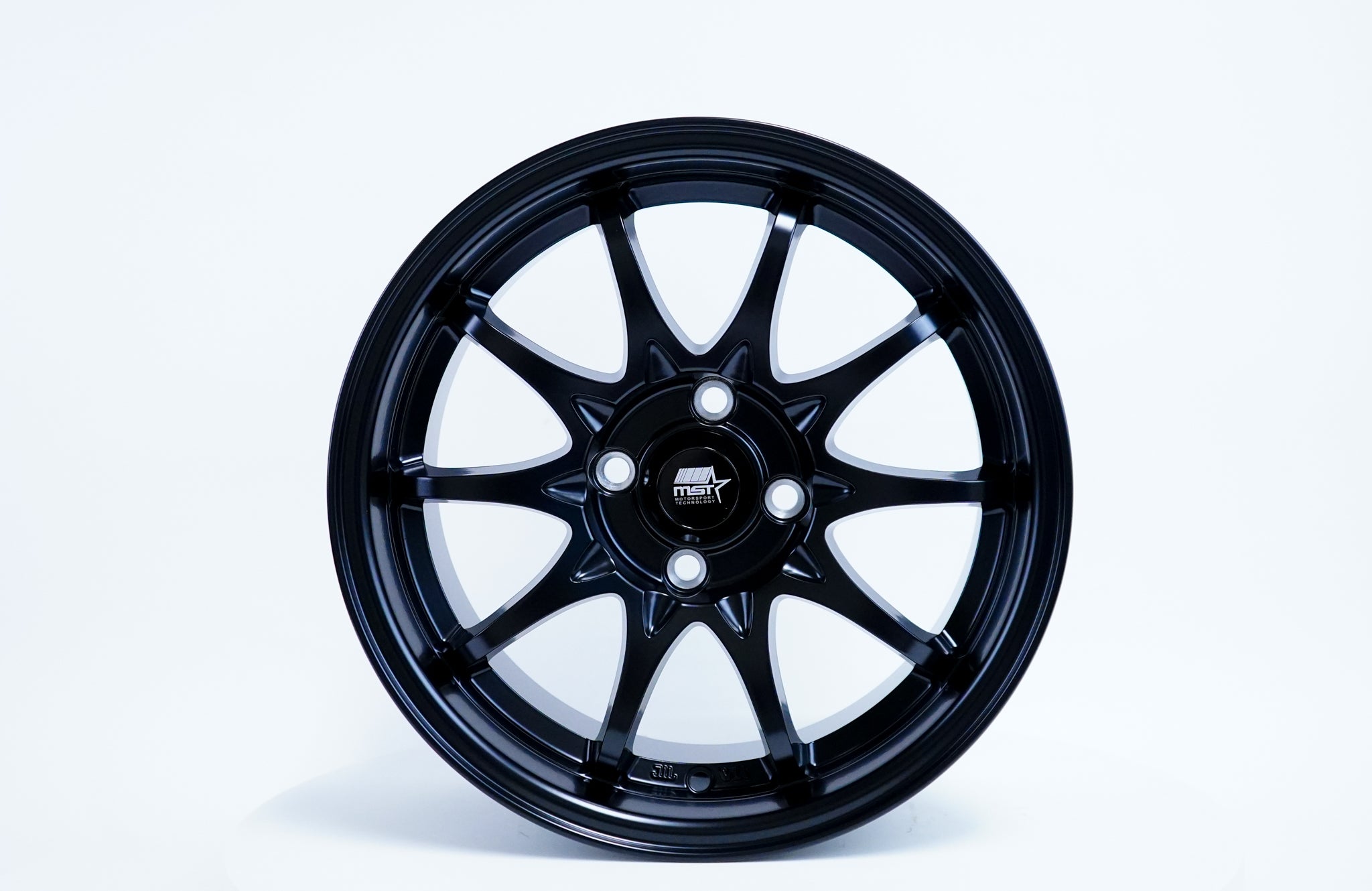 MT04 Matte Black 15x7.0 4x100 Offset +35 | MST Wheels – MSTWheels