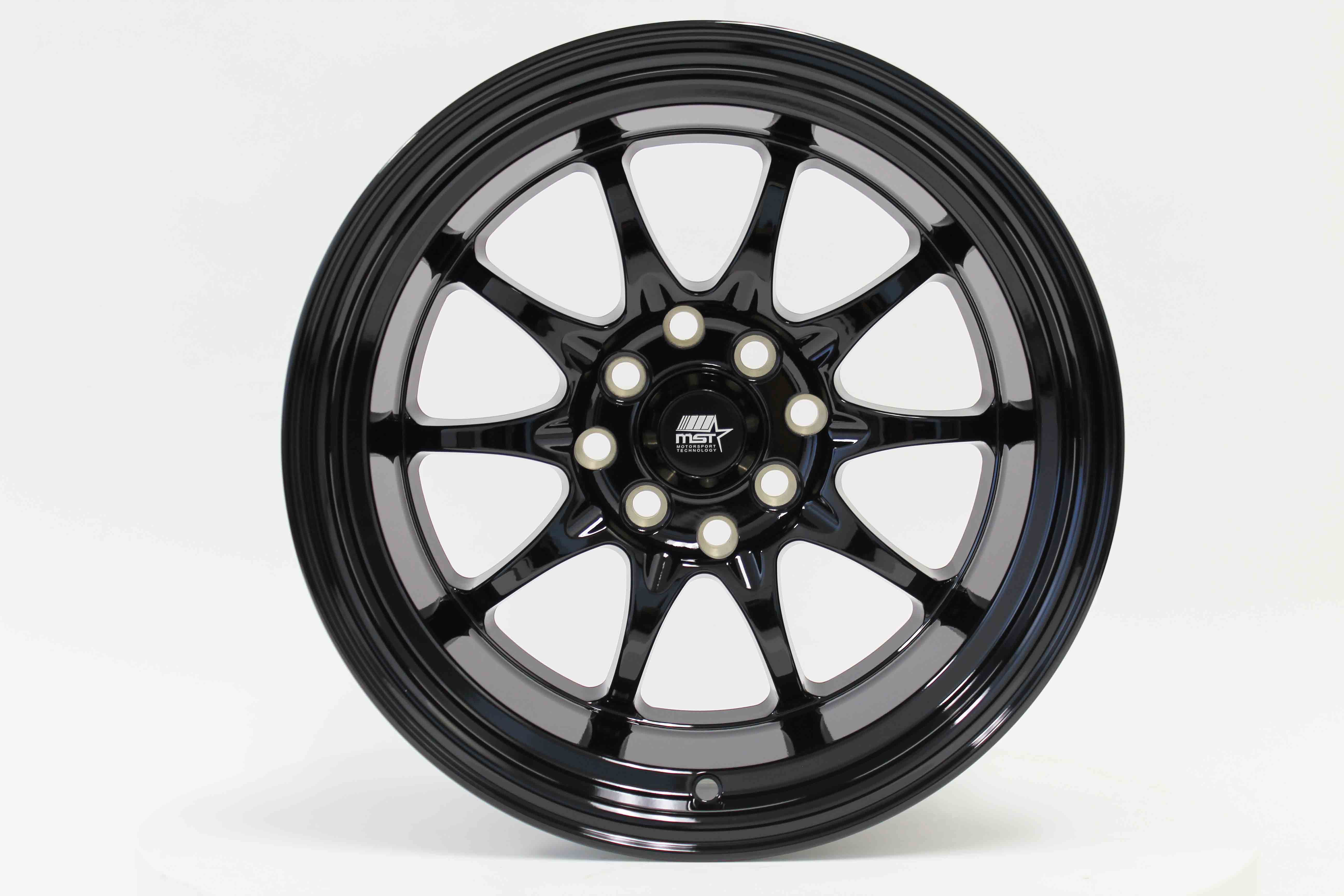 MT11 Glossy Black 15x9.0 4x100/4x114.3 Offset +0 | MST Wheels – MSTWheels