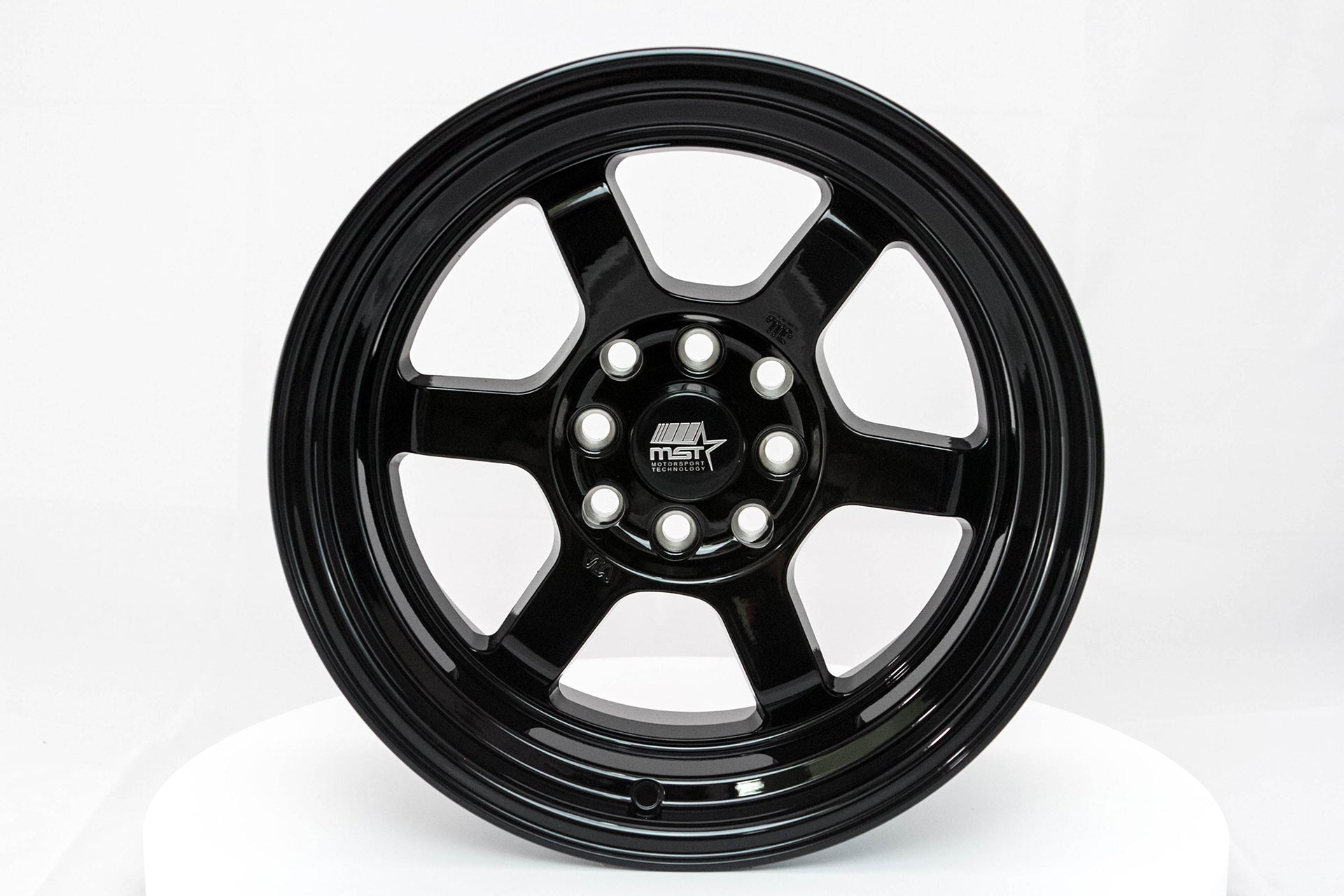 Time Attack Glossy Black 15x8.0 4x100/4x114.3 Offset +0 | MST Wheels ...
