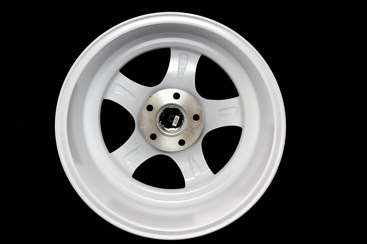 MT07 - White w/Machined Lip Gold Rivets - 17x9.0 5x114.3 Offset +20 ...