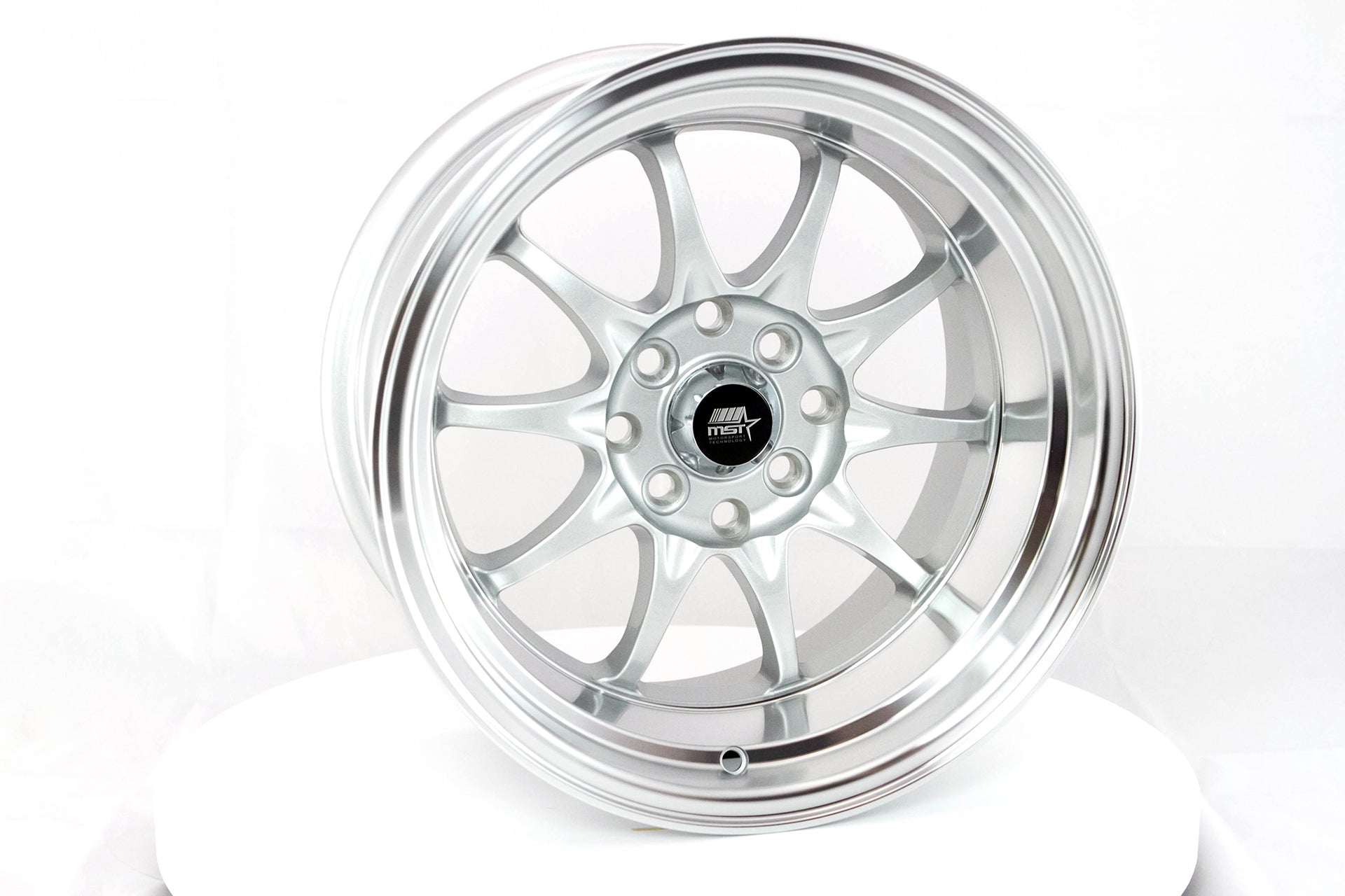 MT11 Silver w/Machined Lip 15x8.0 4x100/4x114.3 Offset +0 | MST Wheels ...