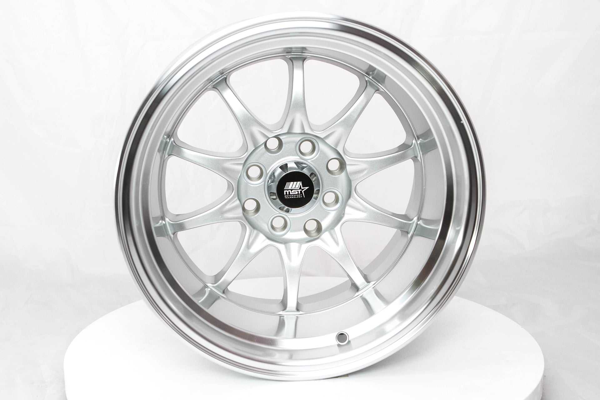 MT11 Silver w/Machined Lip 15x9.0 4x100/4x114.3 Offset +0 | MST Wheels ...