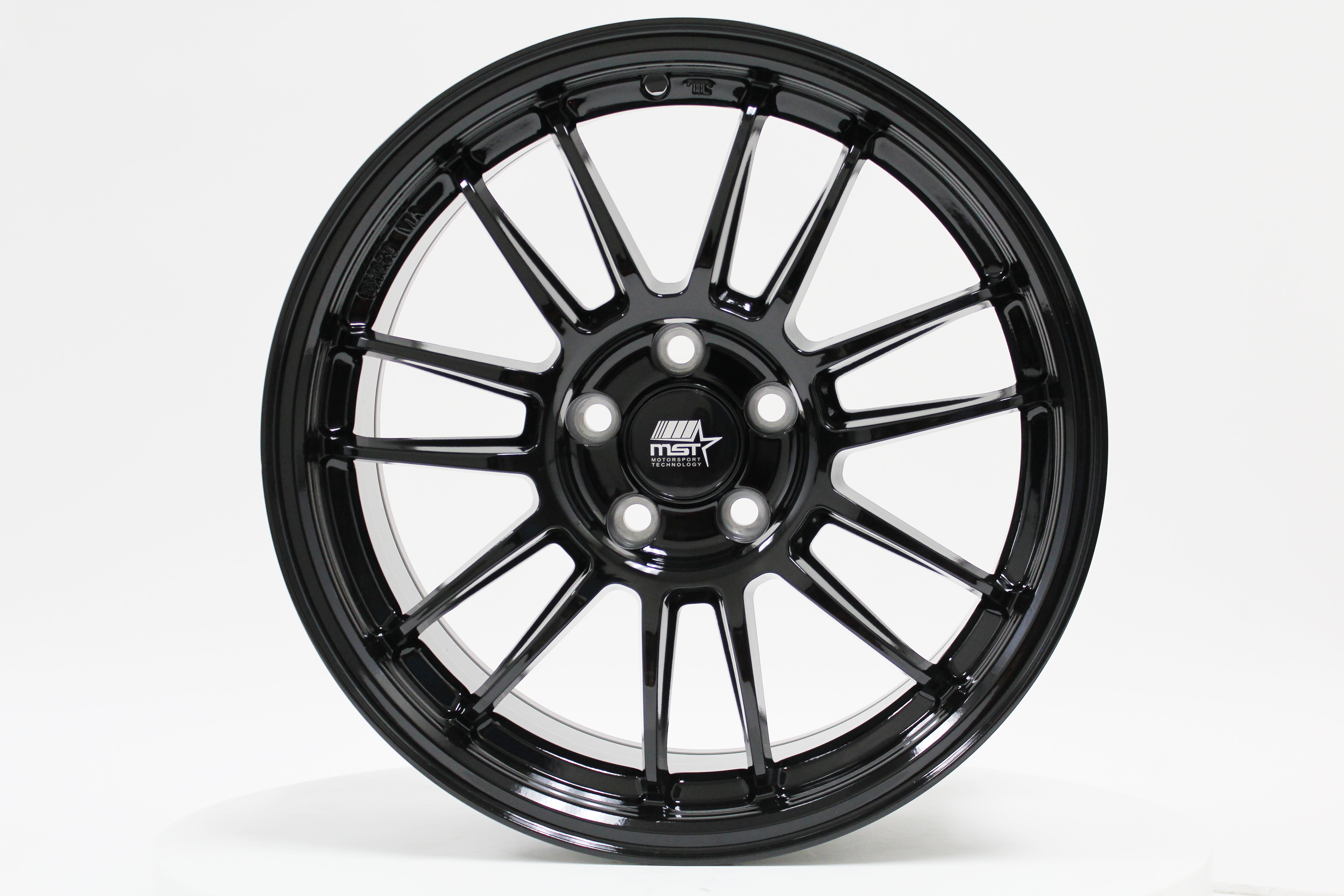 MT45 - Glossy Black - 16X7.0 5X100 Offset +35 – MSTWheels