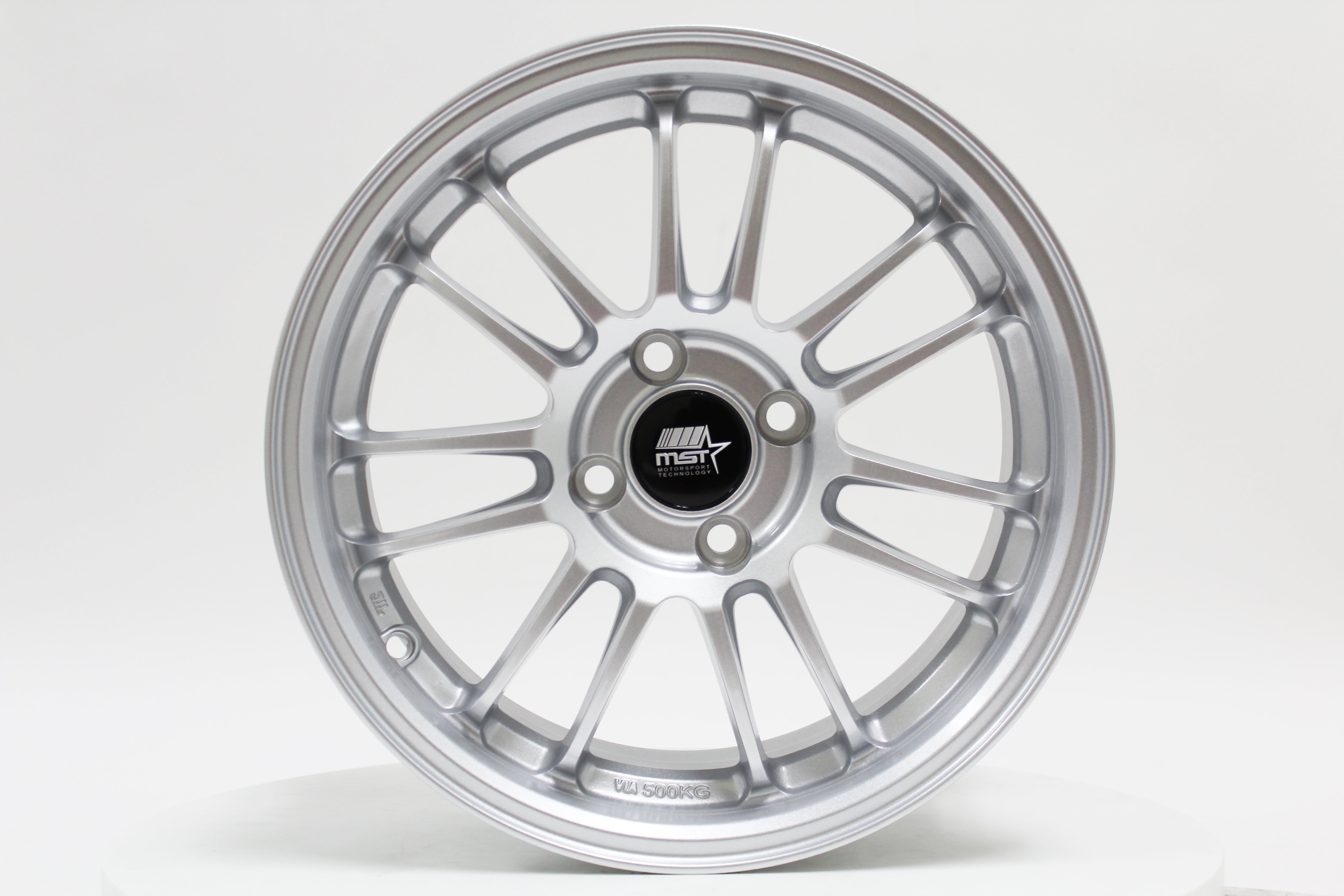 MT45 - Glossy Silver - 15X7.0 4X100 Offset +35 – MSTWheels