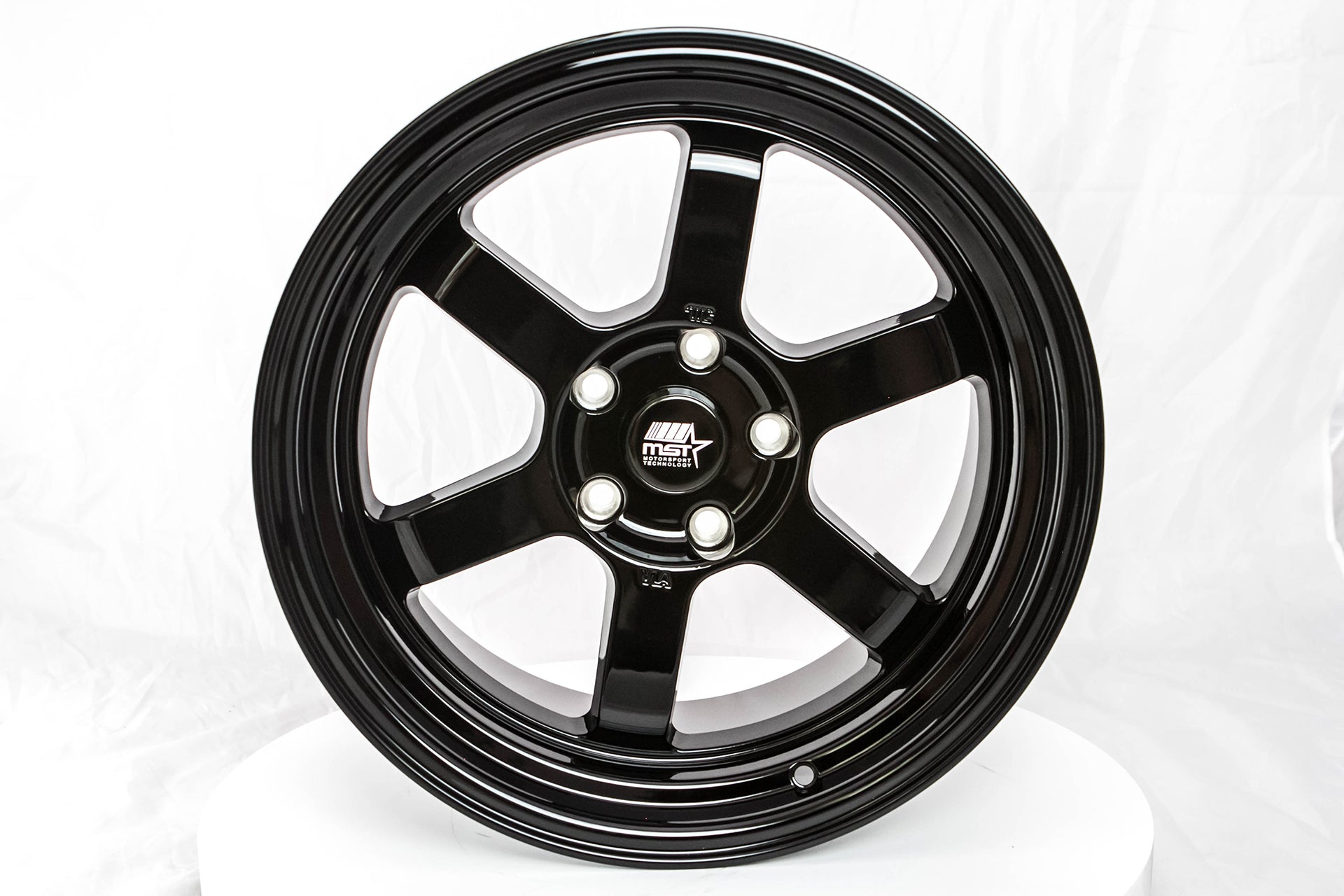 Time Attack Glossy Black 17x9.0 5x114.3 Offset +20 | MST Wheels – MSTWheels
